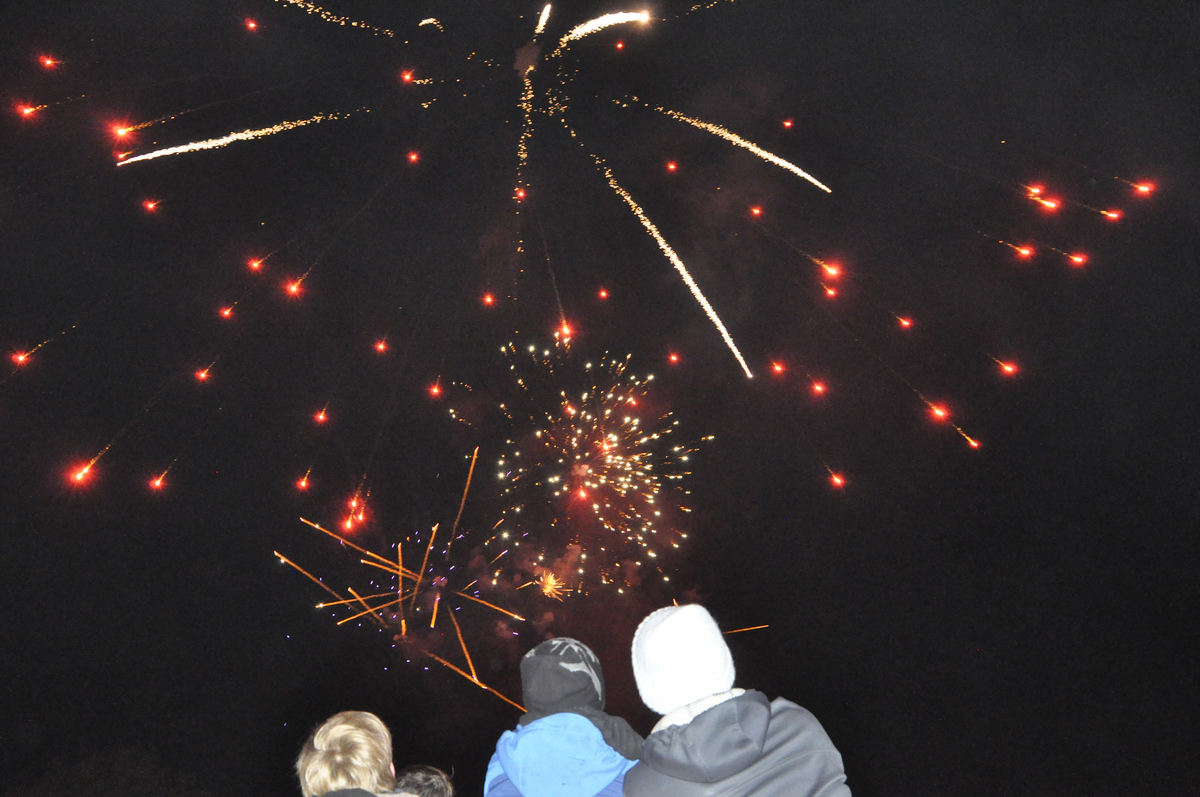 West Coast Today - News - Spectacular fireworks light up Oban and Dunbeg