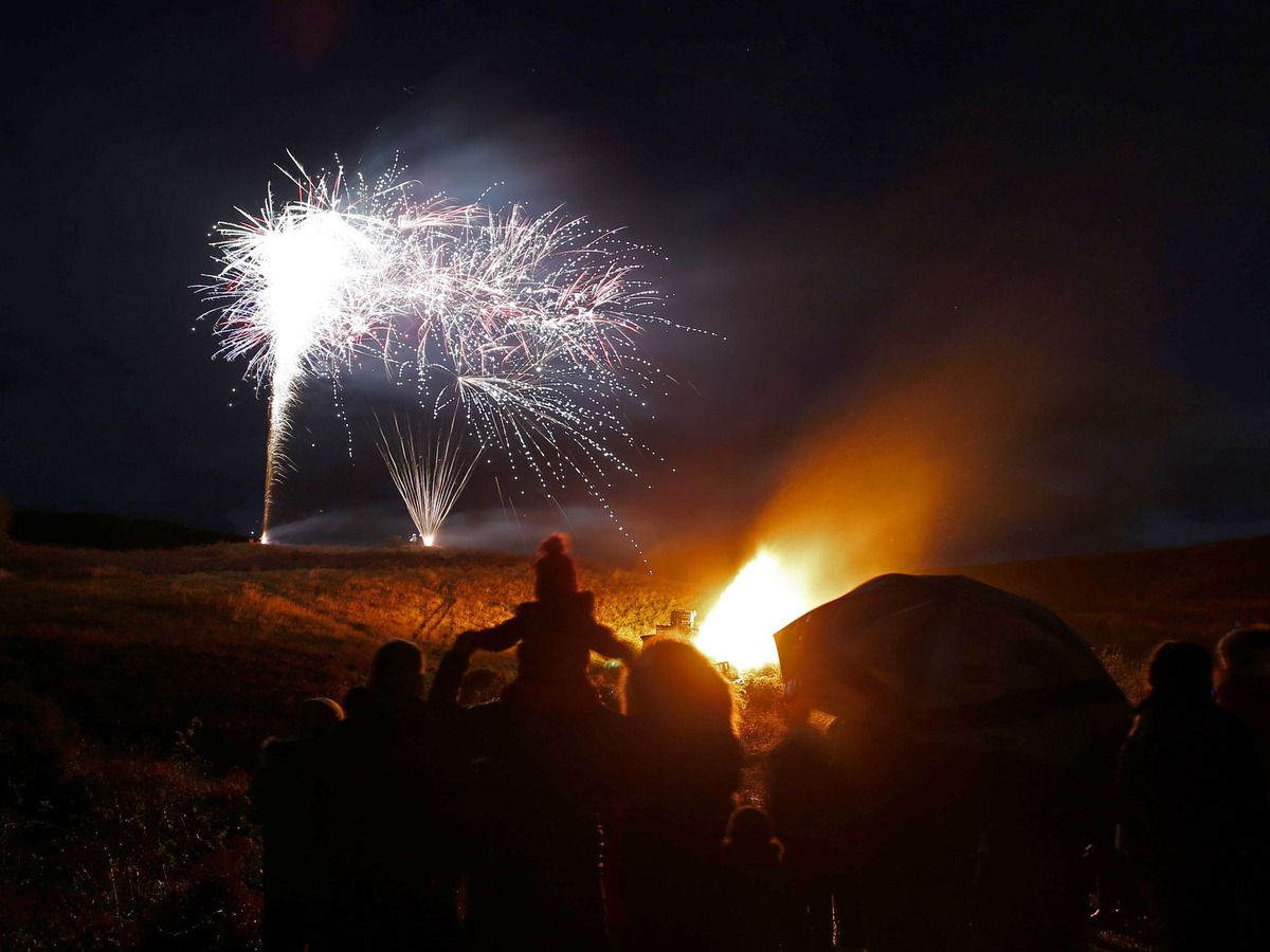West Coast Today - News - Spectacular fireworks light up Oban and Dunbeg