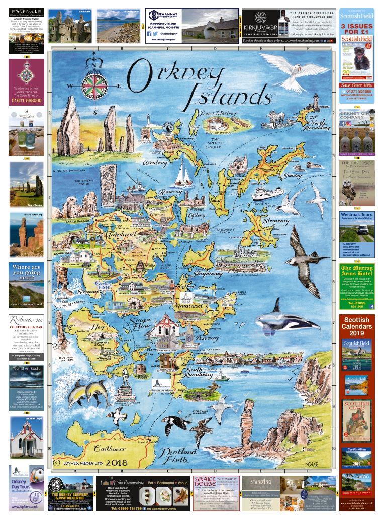 West Coast Today - Media Library - OrkneyIslandsMap2018jpg