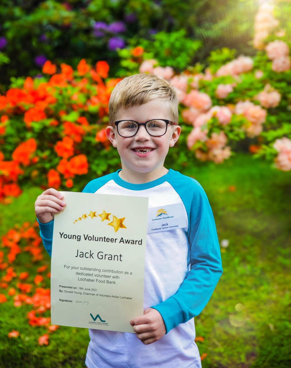 West Coast Today - News - Foodbank star helper Jack is Lochaber's ...