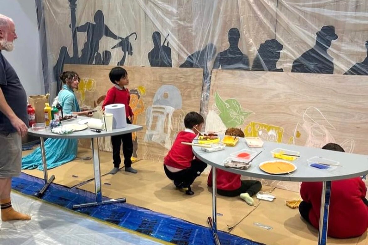 West Coast Today - Leisure - Pupils get creative to make movie mural
