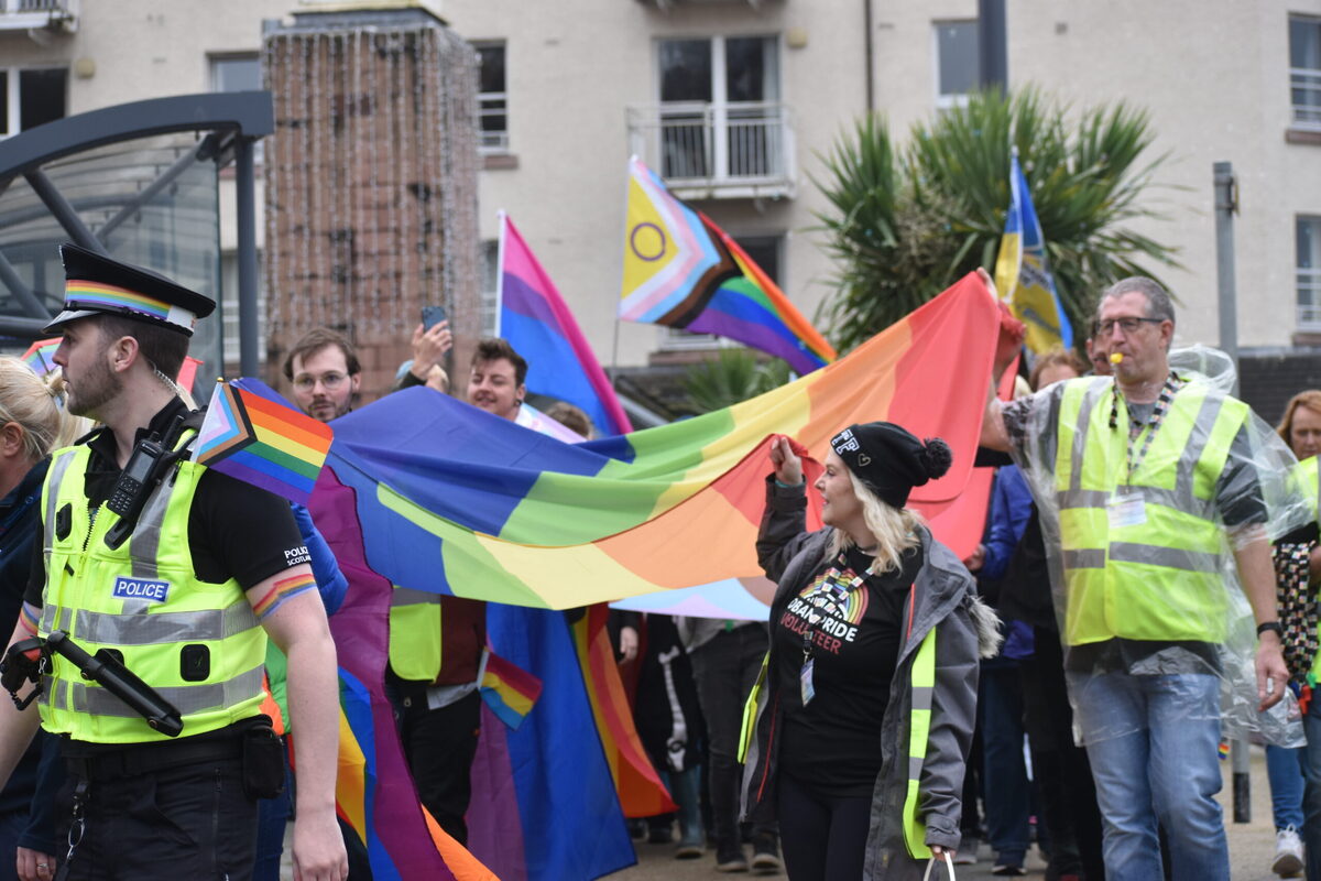 West Coast Today - News - Flying the flag high for all at Oban Pride