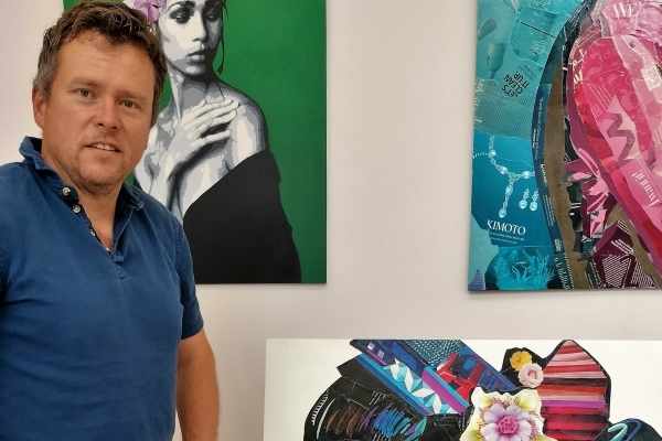 West Coast Today - Media Library - Tighnabruiach-based collage artist ...