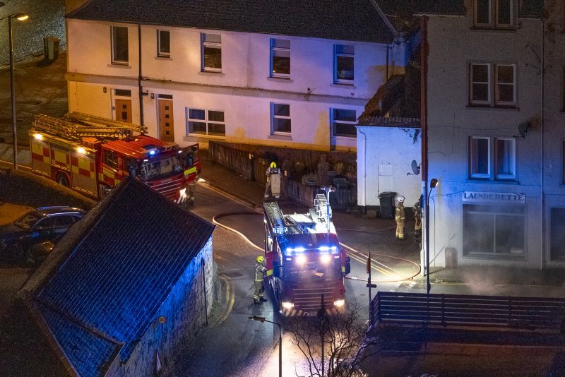 West Coast Today - News - Fire at Oban laundry