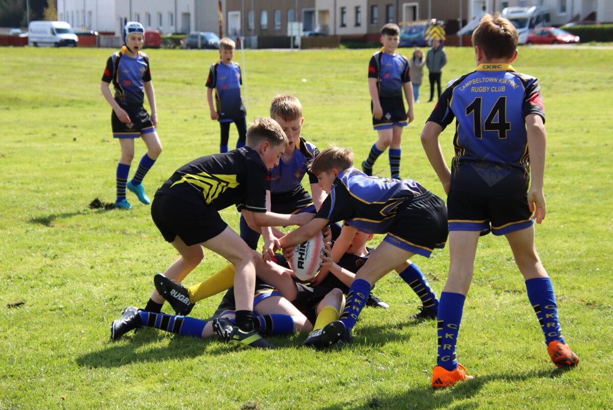 West Coast Today - News - Campbeltown hosts rugby Dalriada fun in the sun