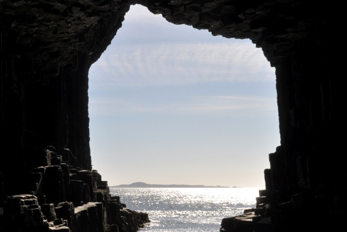 West Coast Today - Media Library - From inside Fingal's cave looking ...
