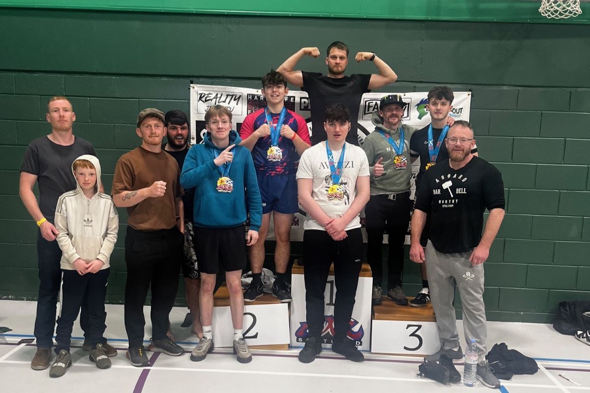 West Coast Today - Media Library - Oban MMA members in Stirling.