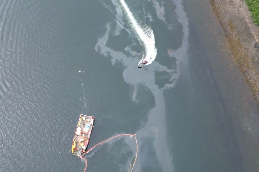 West Coast Today - News - Campaigner raises concerns over slick above ...