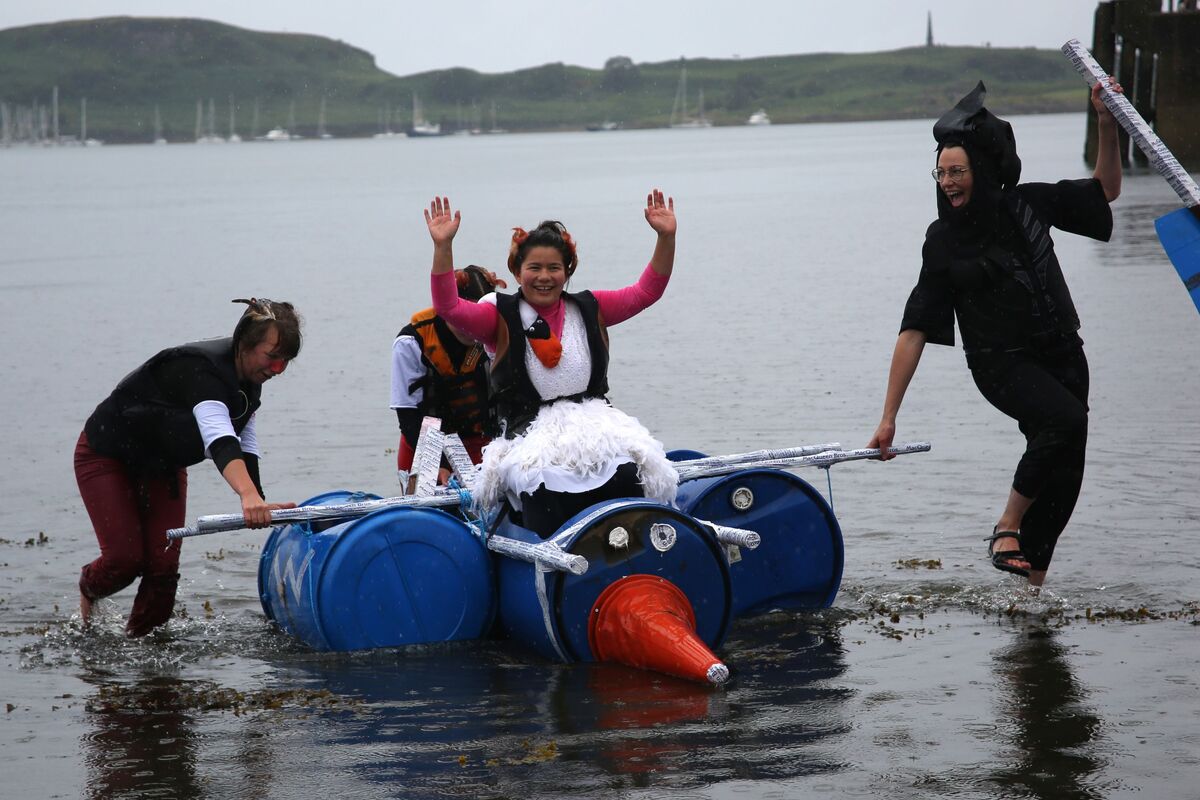 West Coast Today - News - Oban Raft Race made a big splash