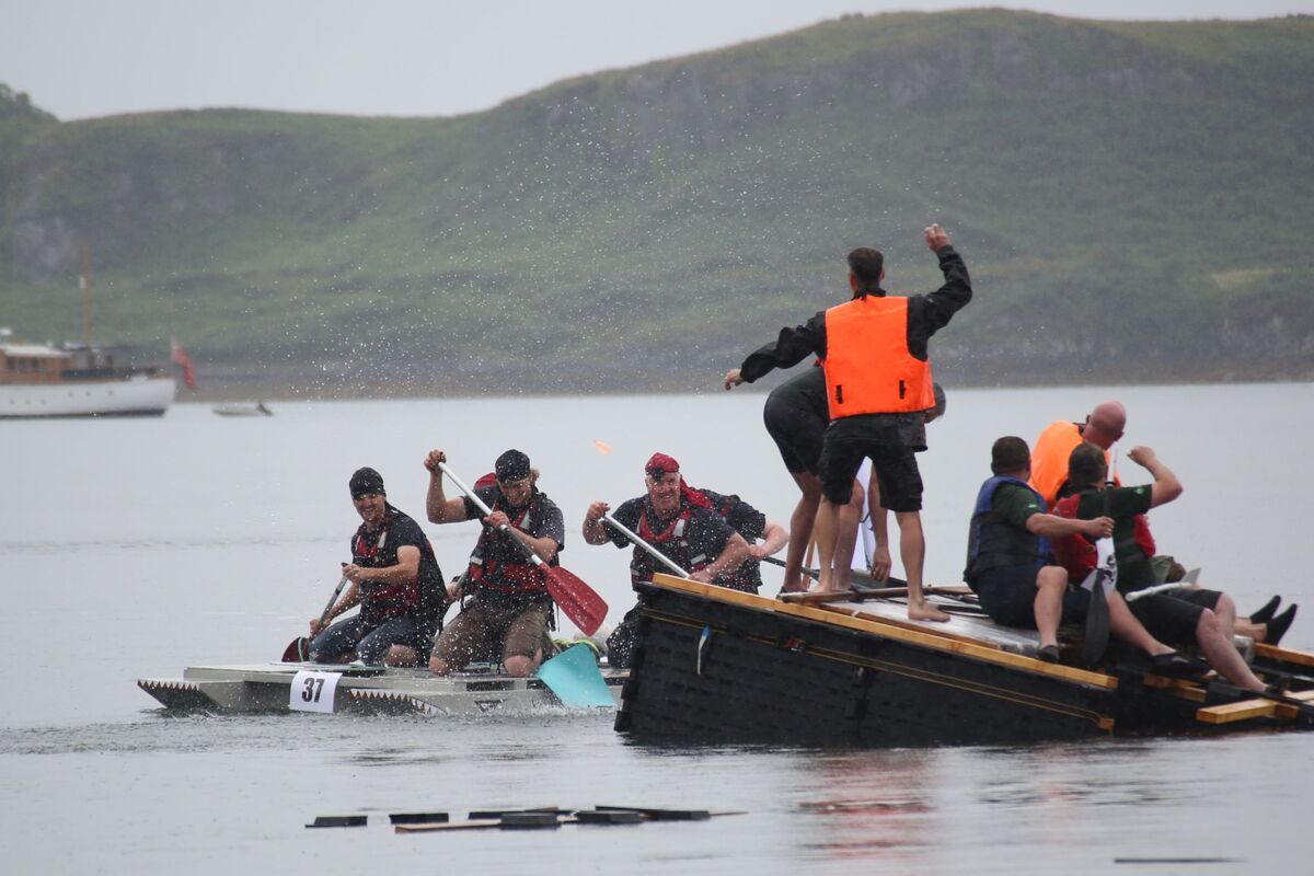 West Coast Today - News - Oban Raft Race made a big splash