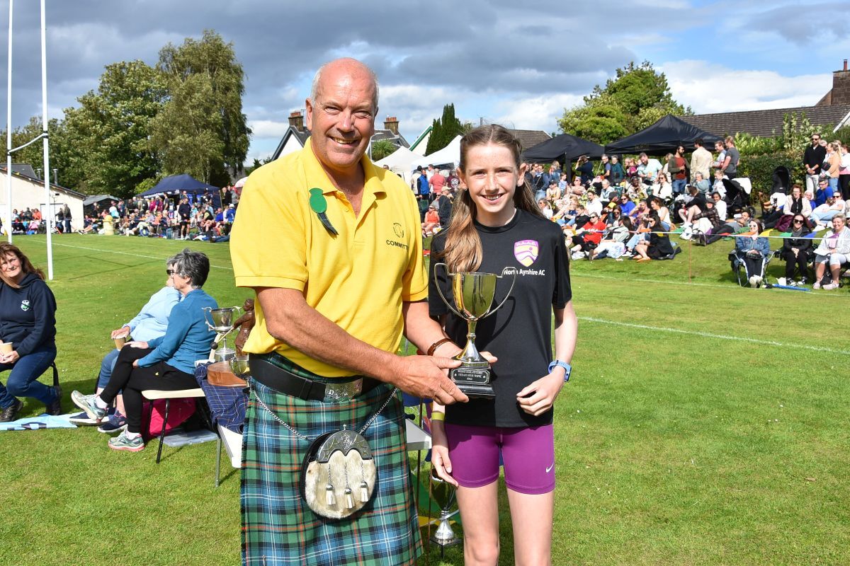 West Coast Today - Media Library - Isla Preston, winner of the Stewart Dickie Trophy for the ...