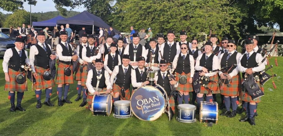 West Coast Today - News - Oban Pipe Band crowned European champions