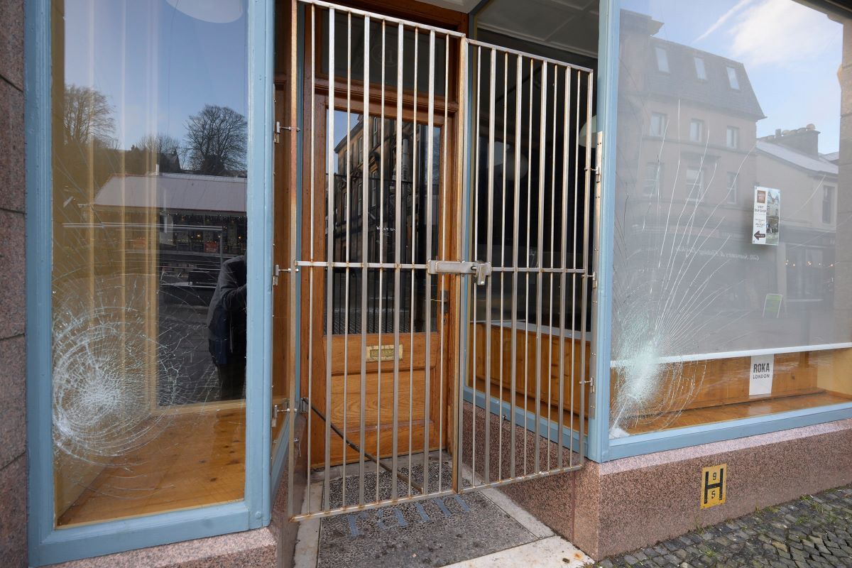West Coast Today - News - Fury as vandals go on festive High Street rampage