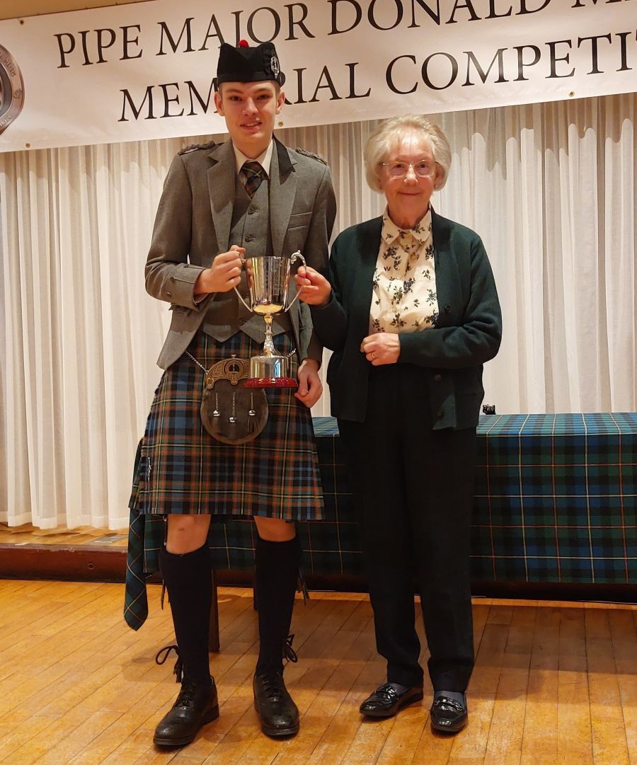 West Coast Today - News - Angus blows away the opposition at prestigious Donald MacLeod competition
