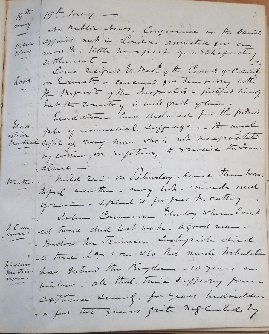 West Coast Today - Opinion - Lochaber Archive Series: Diary of Rev ...