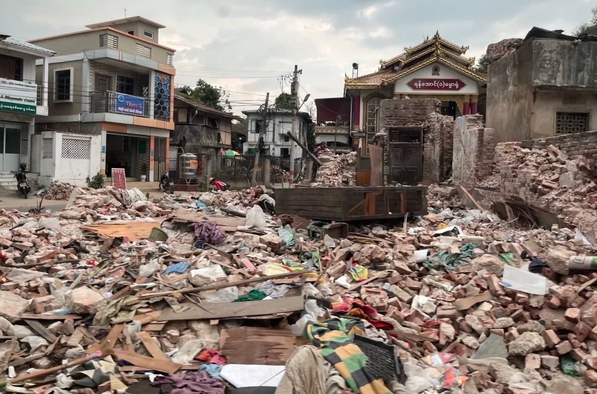 West Coast Today - Media Library - Earthquake destruction in Myanmar ...