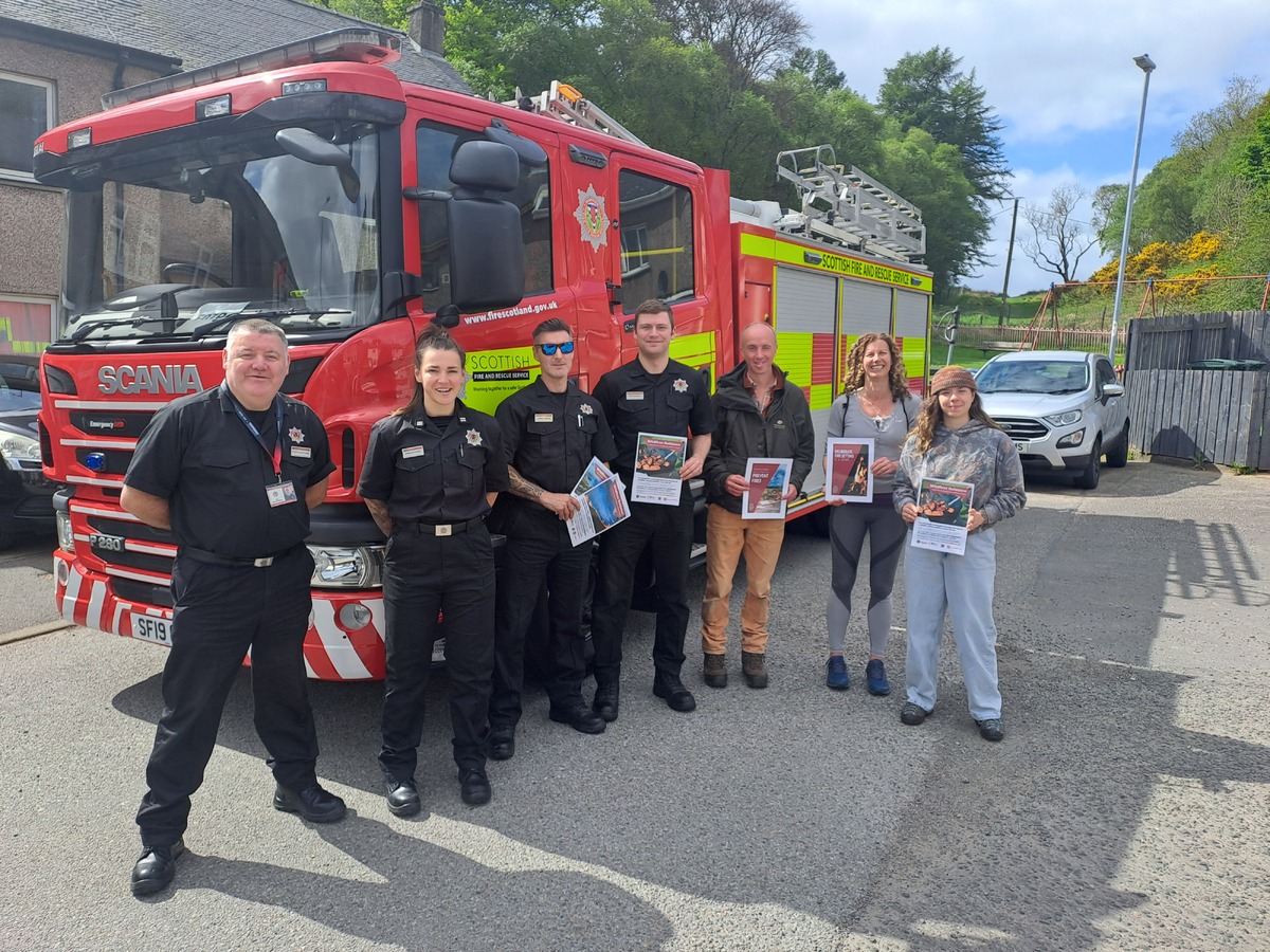 West Coast Today - News - Busy month ahead for Oban's fire crew
