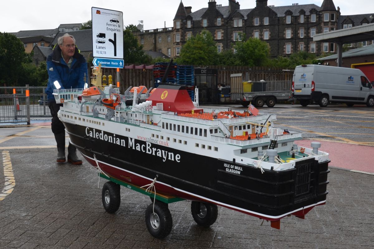 West Coast Today - News - Mini MV Mull takes to the waves