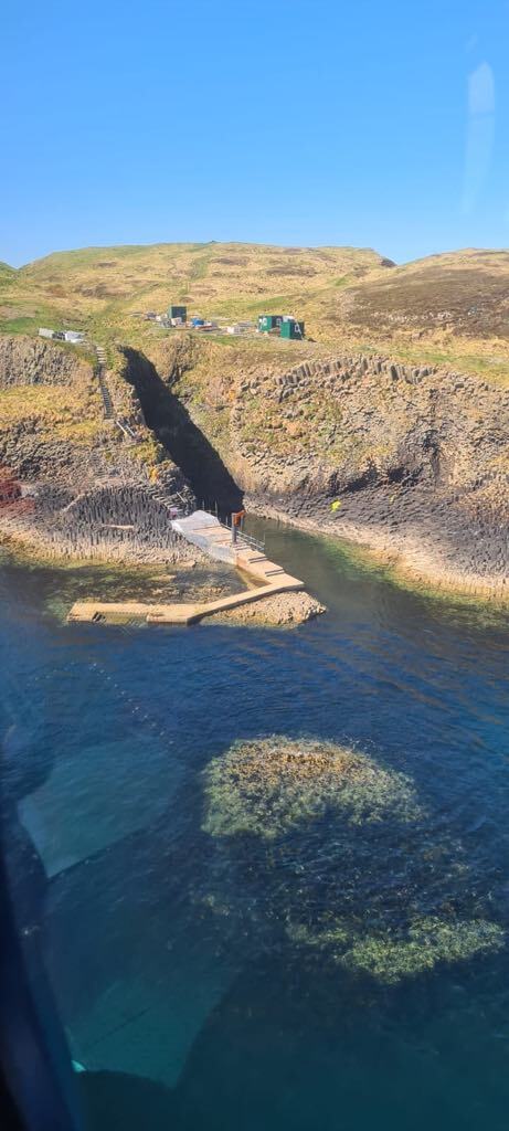 West Coast Today - News - Staffa reopen after difficult jetty repairs
