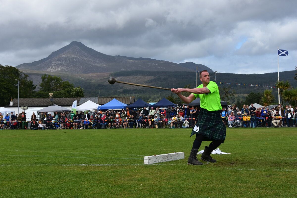 West Coast Today - News - Island spirit shines through at Brodick ...