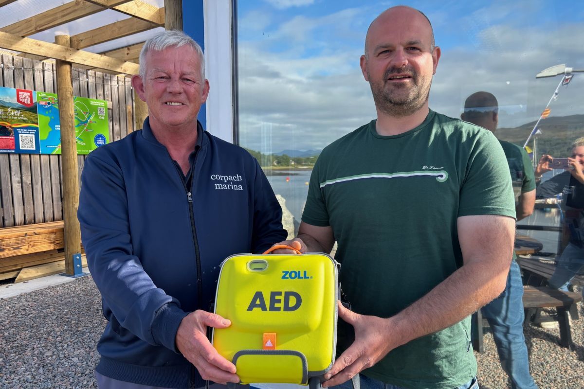 West Coast Today - News - Corpach Marina BBQ to celebrate defibrillator ...