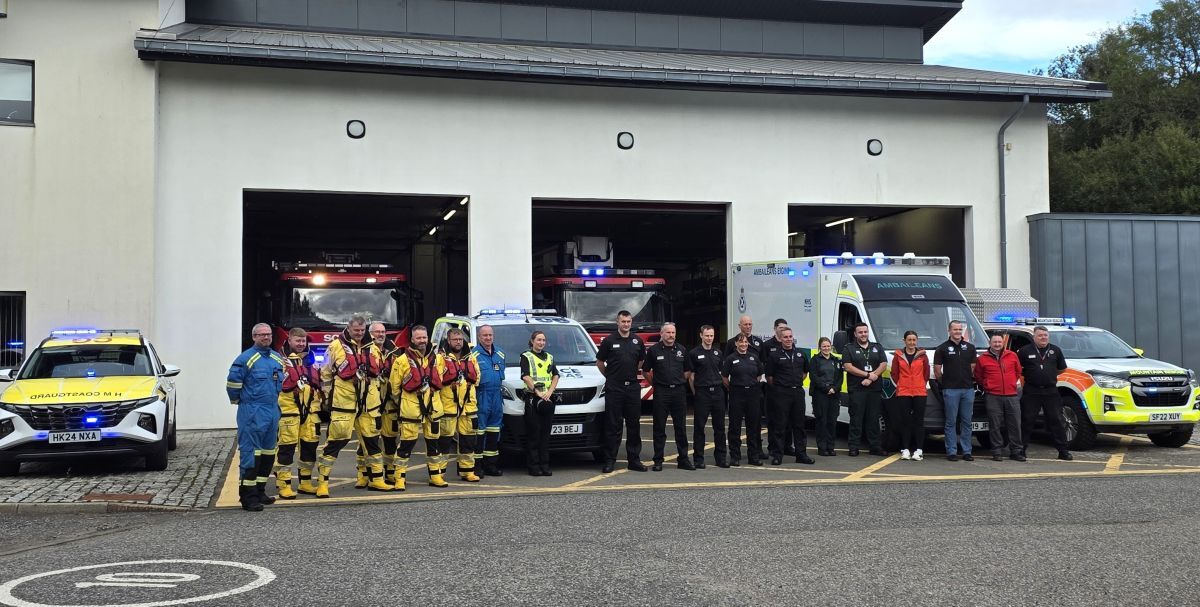 West Coast Today - News - Oban marks emergency services day