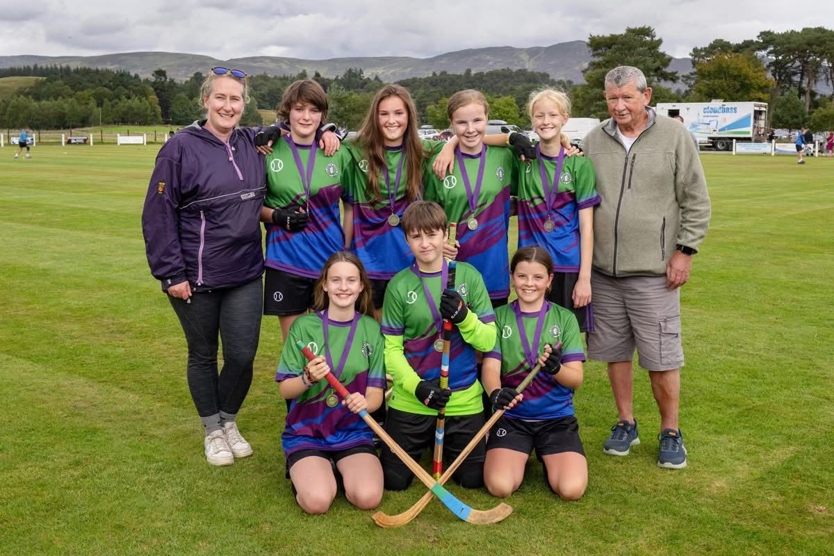 West Coast Today - All Content - WCT - Arran’s shinty girls are Scottish runners-up