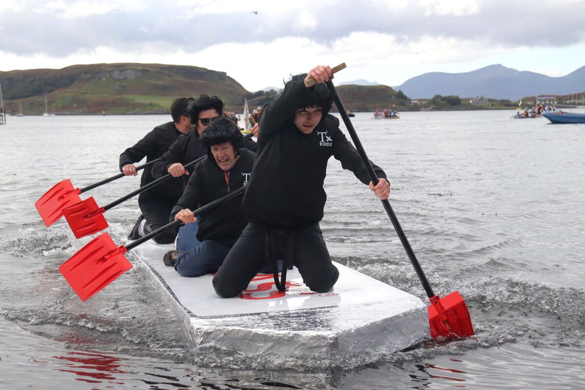 West Coast Today - News - Rambunctious raft race returns to Oban