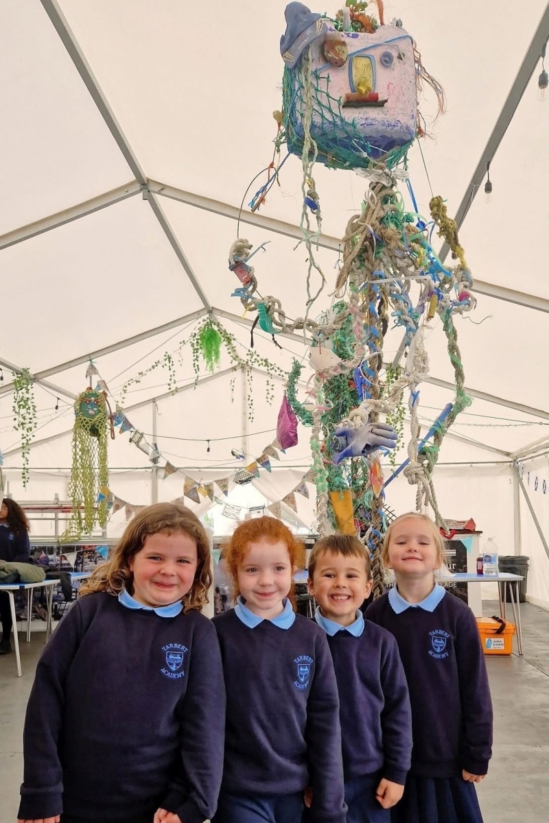 West Coast Today - News - Children's octopuses TACL marine litter issue