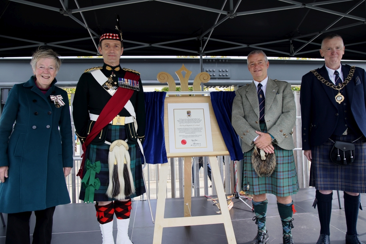 West Coast Today - News - Royal Regiment of Scotland receives Freedom ...
