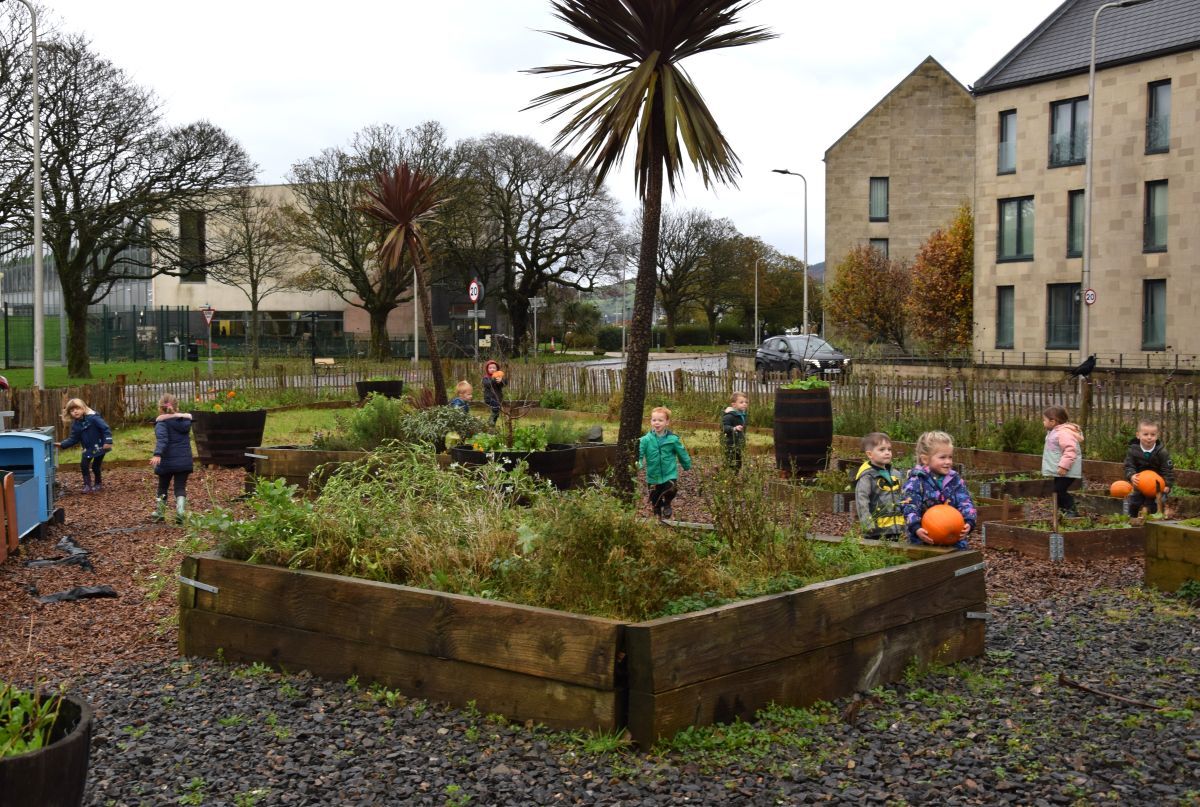 West Coast Today - News - Pumpkin delight for Campbeltown nursery tots