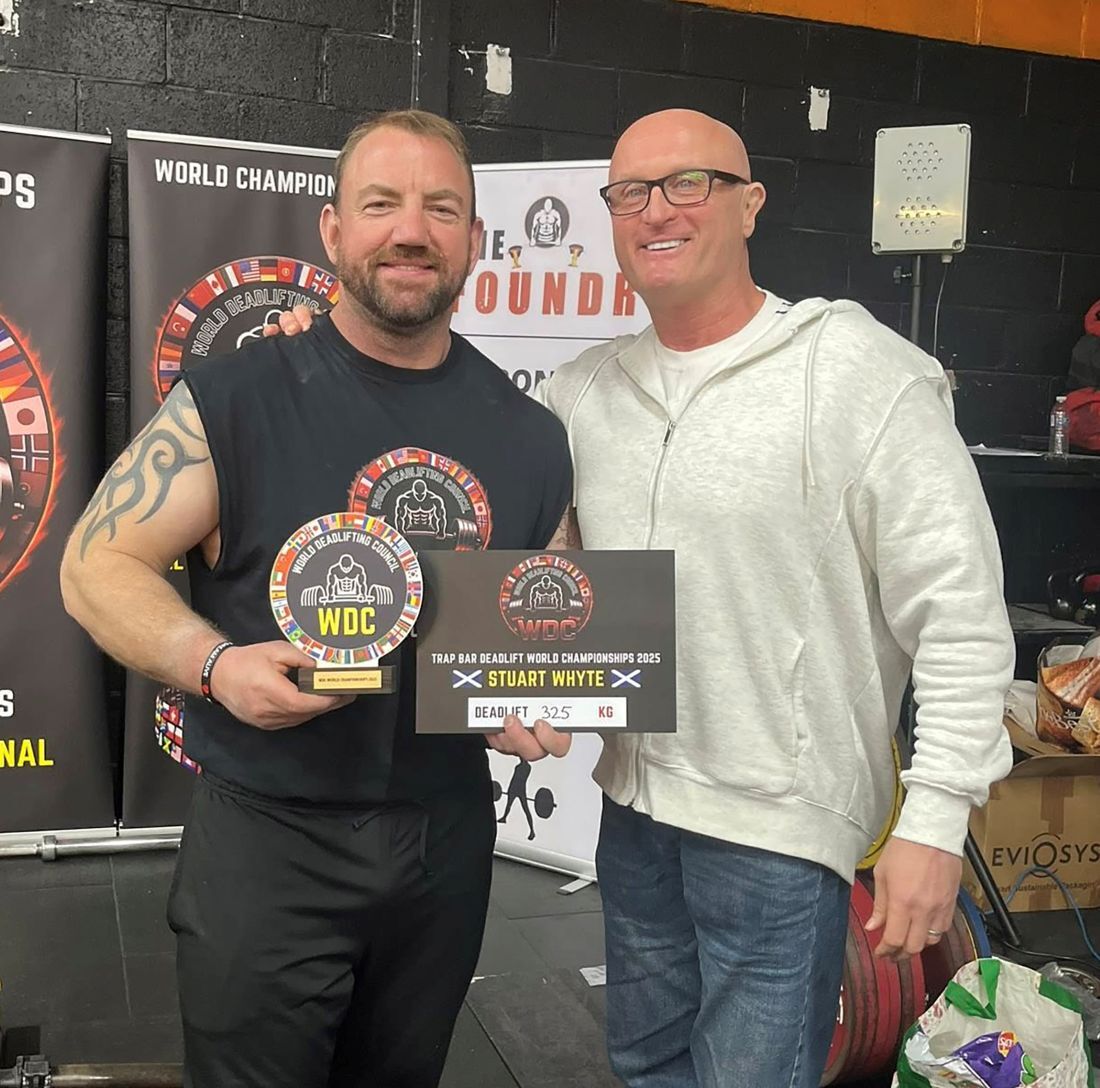 West Coast Today - Sport - Double deadlift success for strongman Stuart