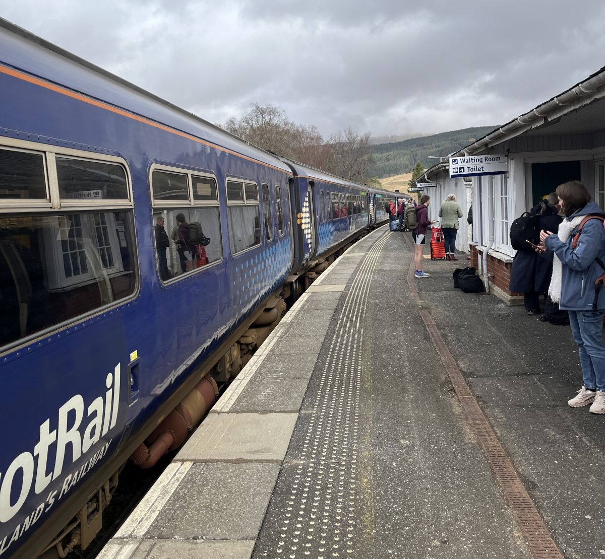 West Coast Today - News - West Highland Line: Passengers left in rain ...