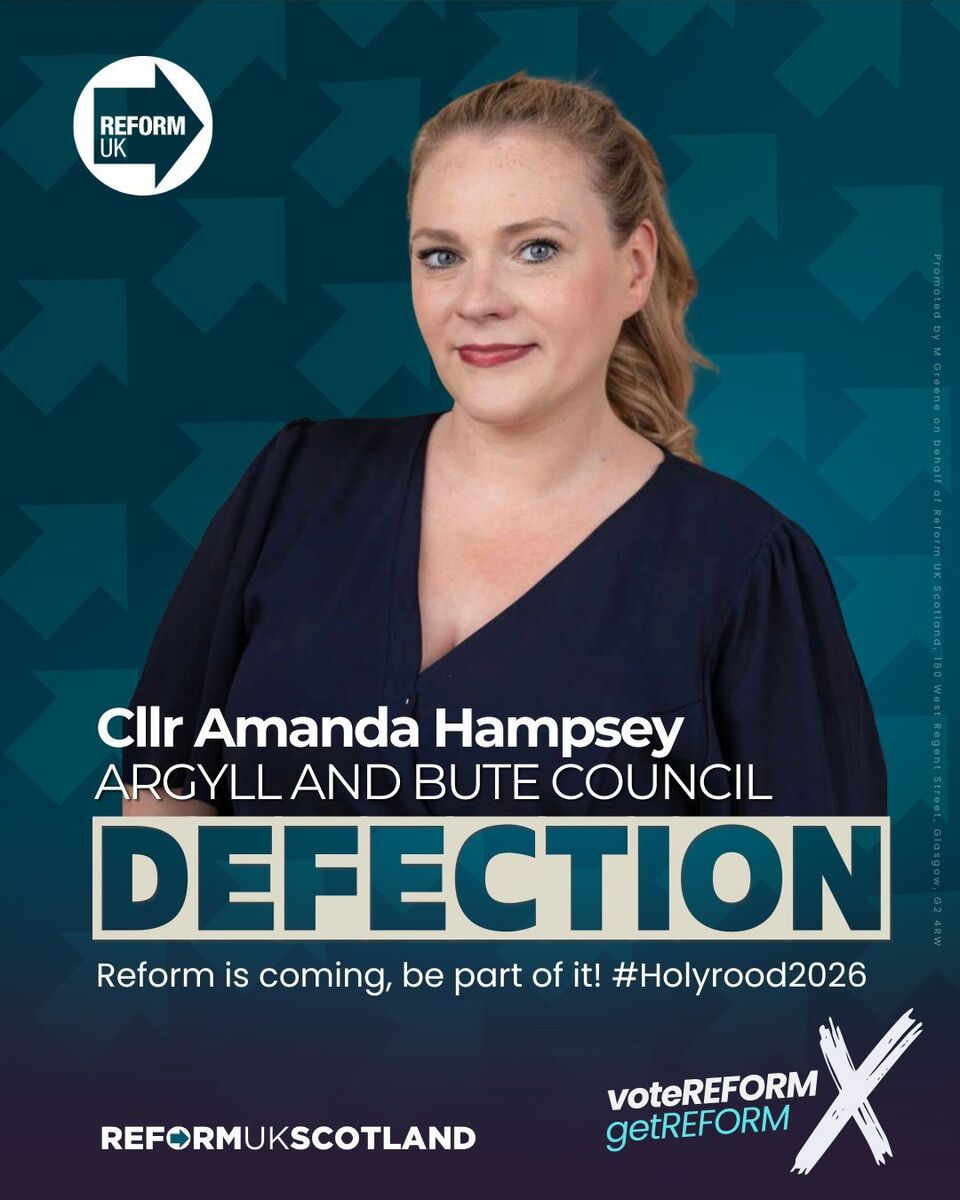 West Coast Today - News - Reform picks Hampsey for Holyrood - with her ...