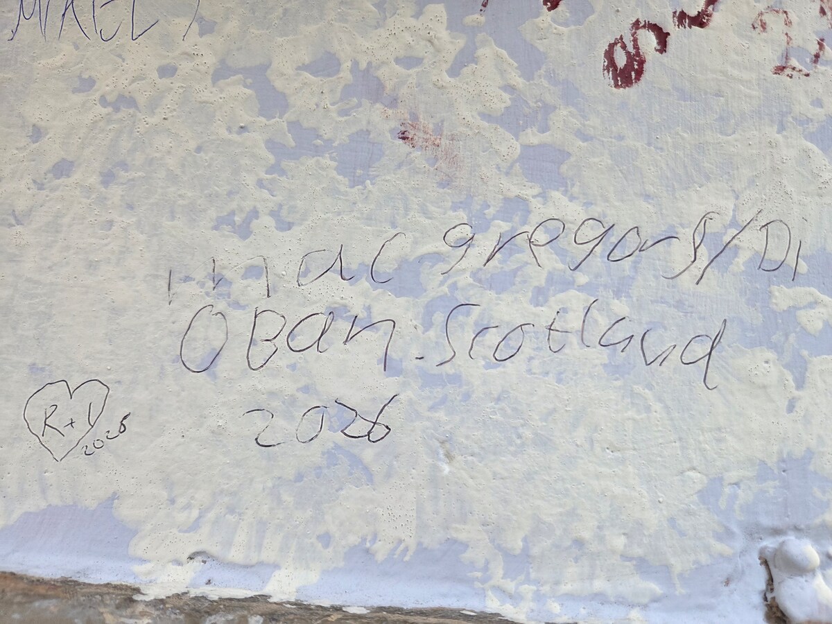 West Coast Today - News - Oban graffiti spotted in the Vatican