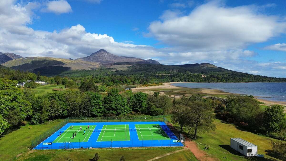 West Coast Today - Sport - Brodick Tennis Club hosts official opening day